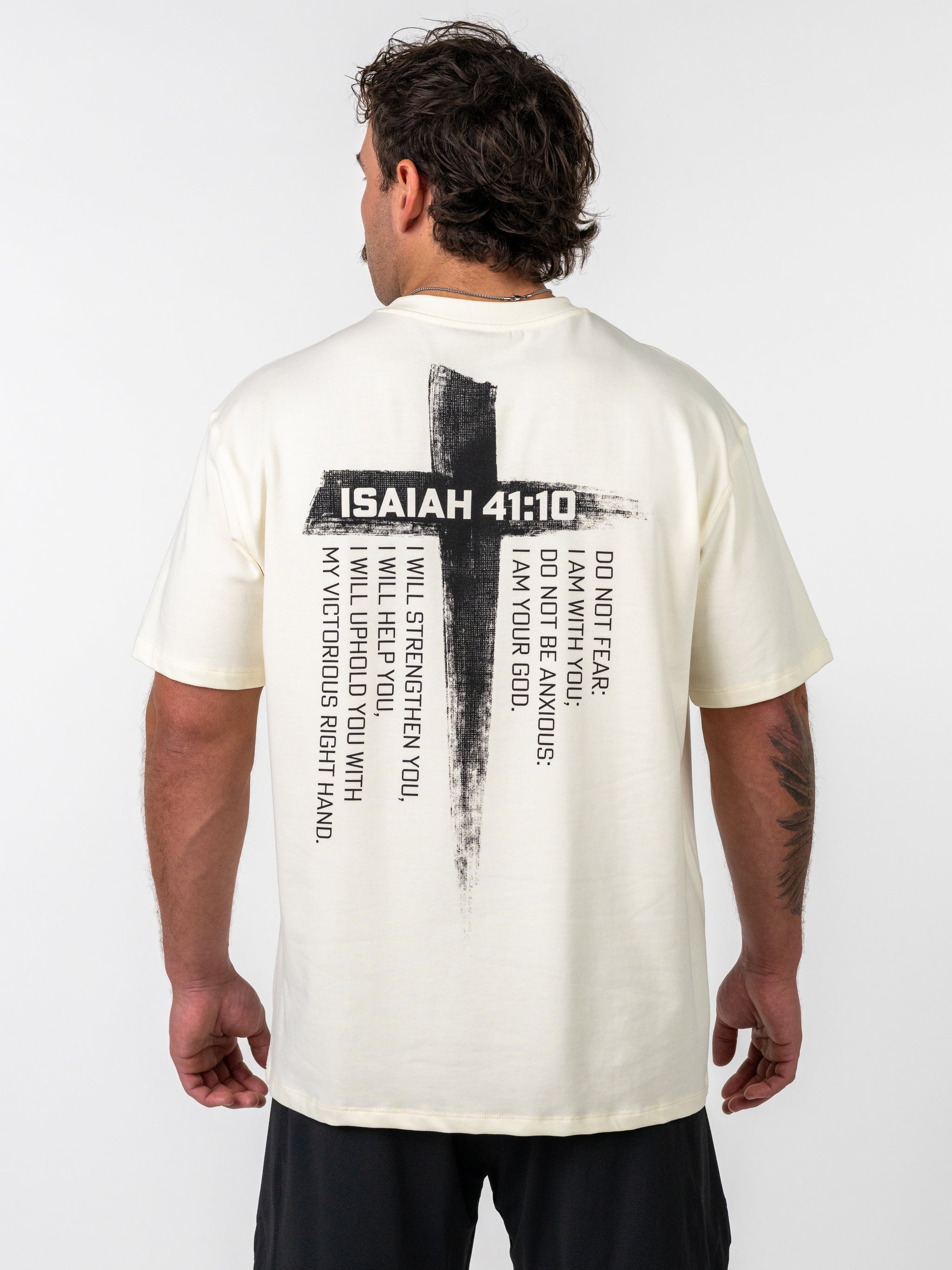 Isaiah 41:10 Premium Oversized Tee - HolStrength