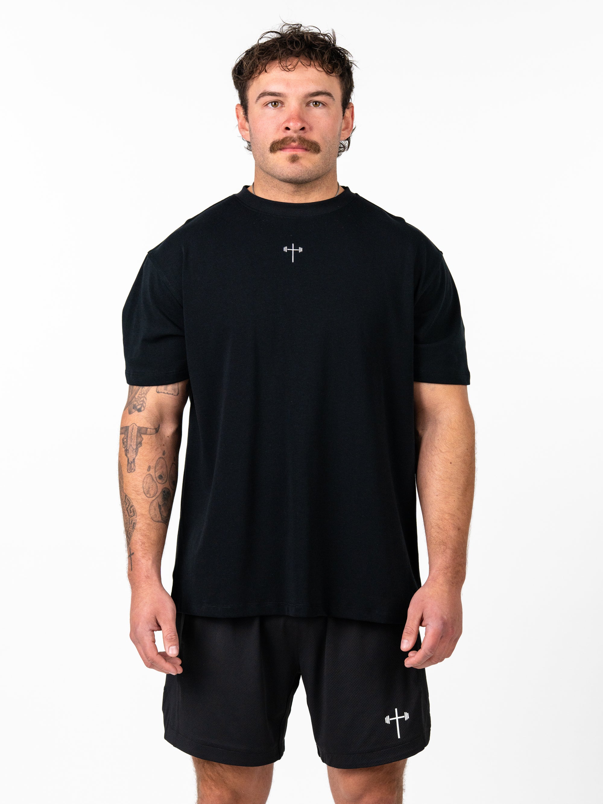 Christ is King Wing Premium Oversized Tee - HolStrength