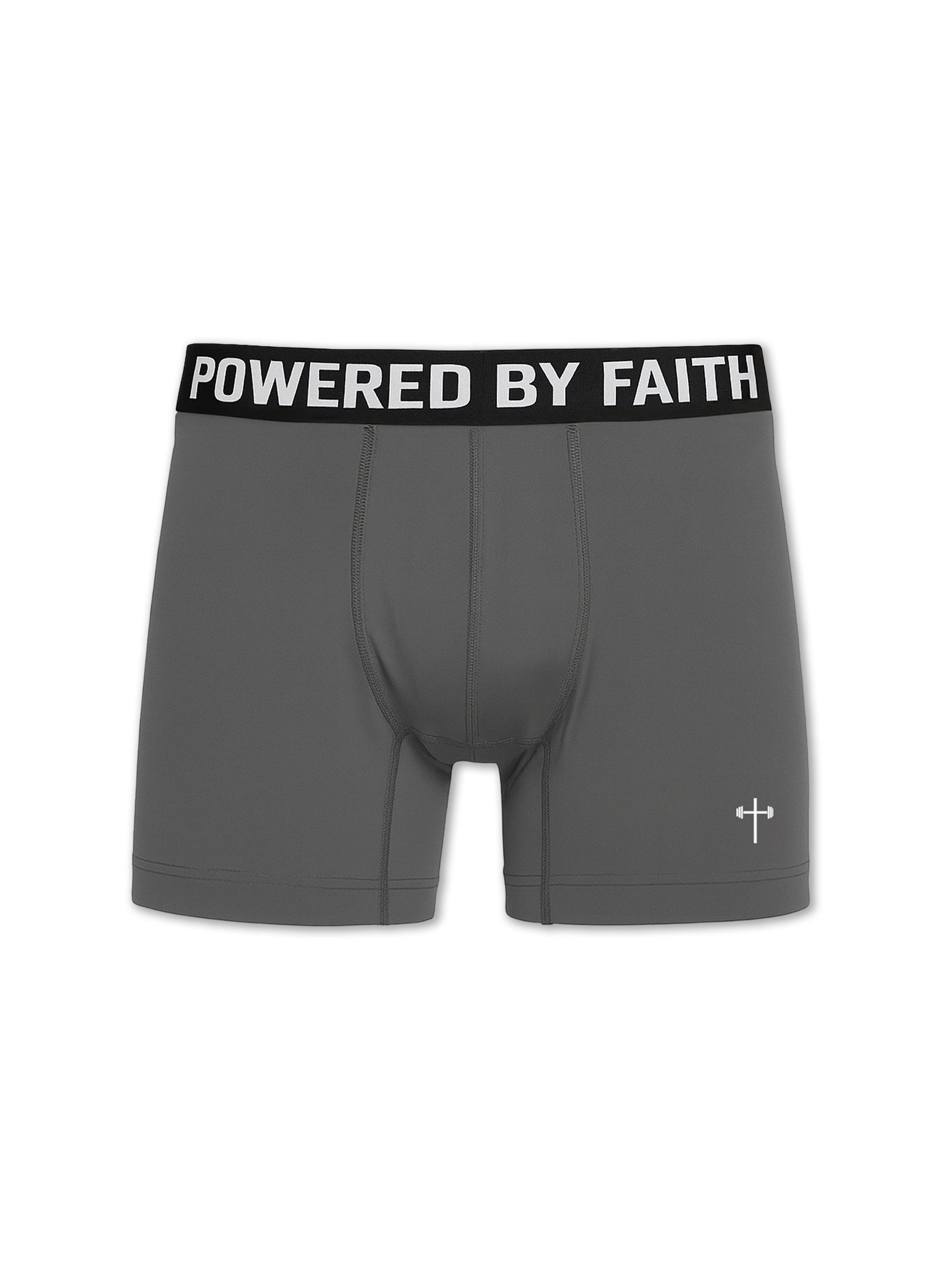 Powered By Faith Boxer Briefs - HolStrength